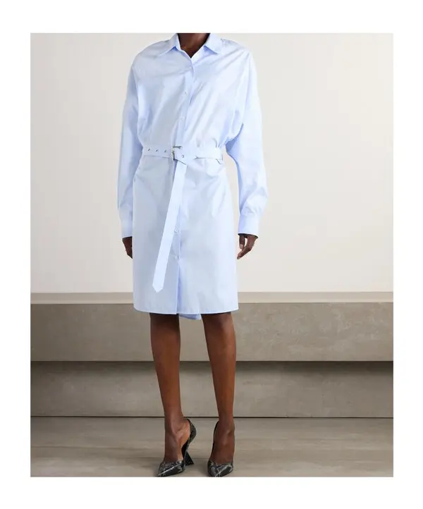 Dries Van Noten Belted Shirt Dress