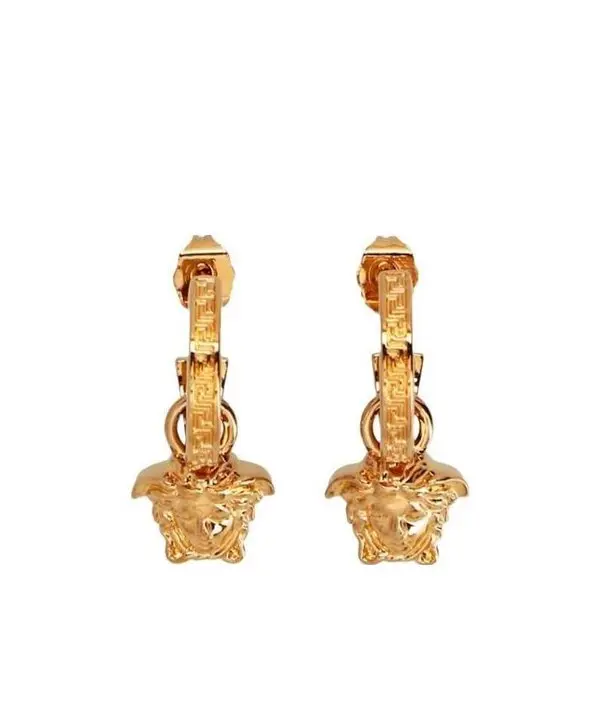 Versace La Medusa Earrings - Yellow