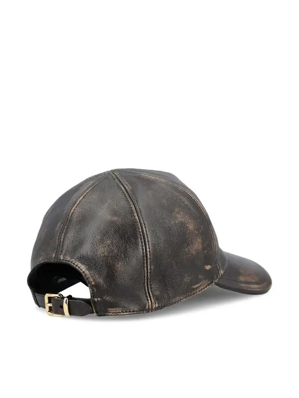 Miu Miu Logo-embossed Baseball Cap
