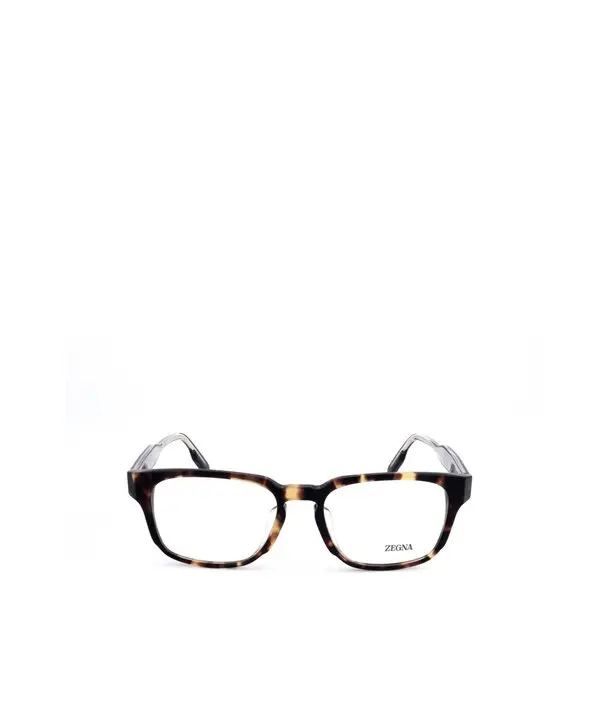 Zegna Rectangle Frame Eyeglasses - White