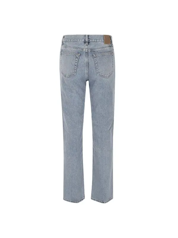 TOTEME Straight Leg Jeans - Light Blue