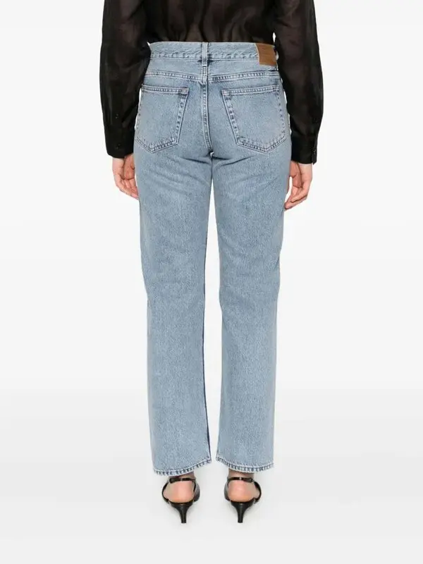 TOTEME Straight Leg Jeans - Light Blue