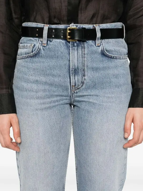 TOTEME Straight Leg Jeans - Light Blue