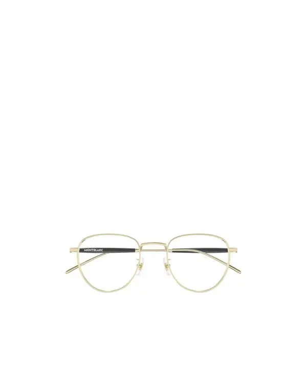 Montblanc Round Frame Eyeglasses - Gold