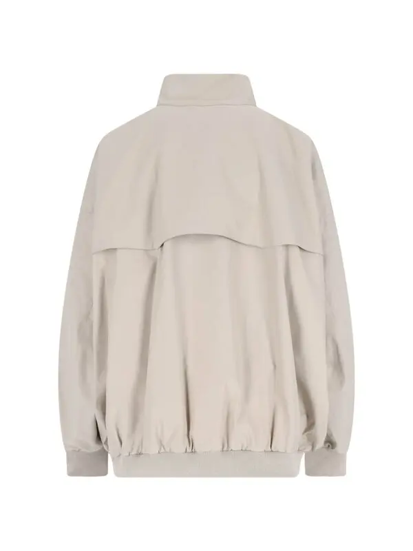 Miu Miu Logo-detailed Zipped Jacket