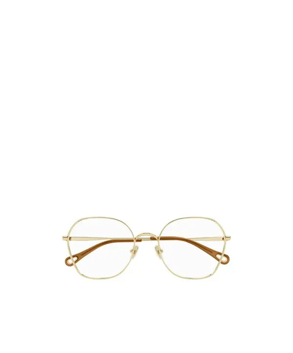 Chloé Eyewear Geometric-frame Glasses - Shining Classic Gold
