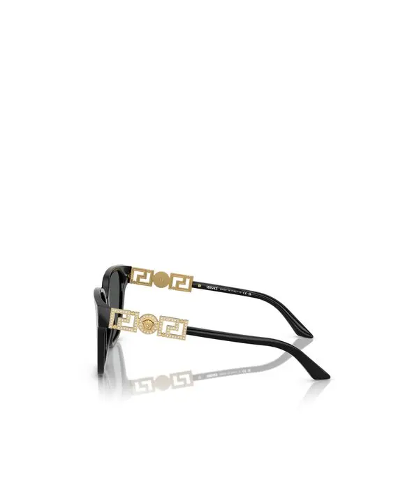 Versace Geometric Frame Sunglasses