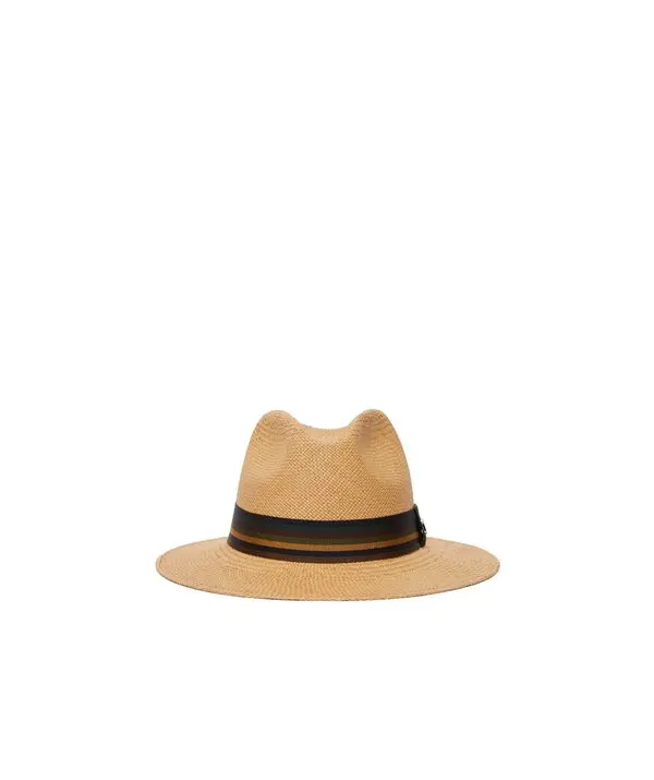 Max Mara Panama Hat - Sand-colored