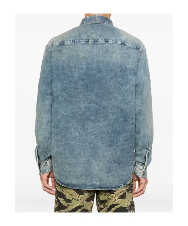 DIESEL® D-simply Denim Shirt - Gray