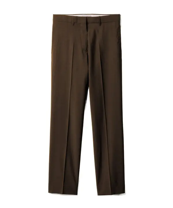 Miu Miu Straight-leg Tailored Trousers - Peat Brown