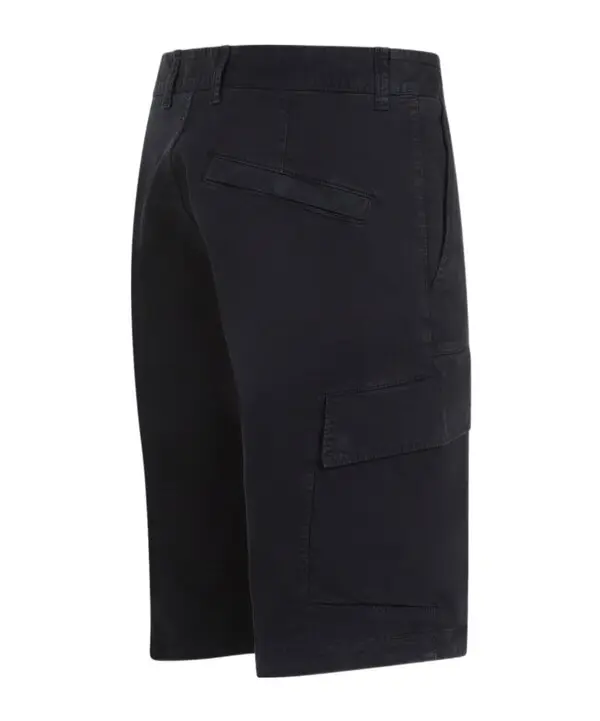 Stone Island Compass Badge Knee-length Cargo Shorts - Blue