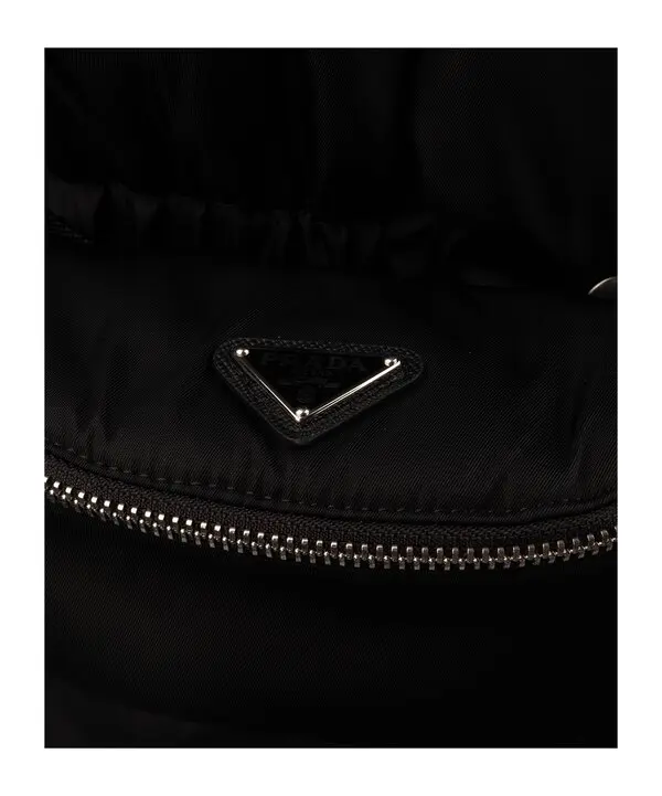 Prada Belted Hooded Down Jacket