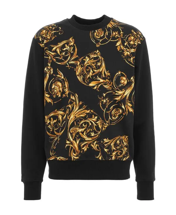 Versace Baroque Print Long Sleeve Sweatshirt