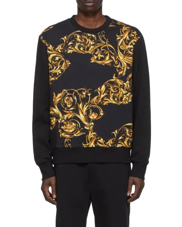 Versace Baroque Print Long Sleeve Sweatshirt