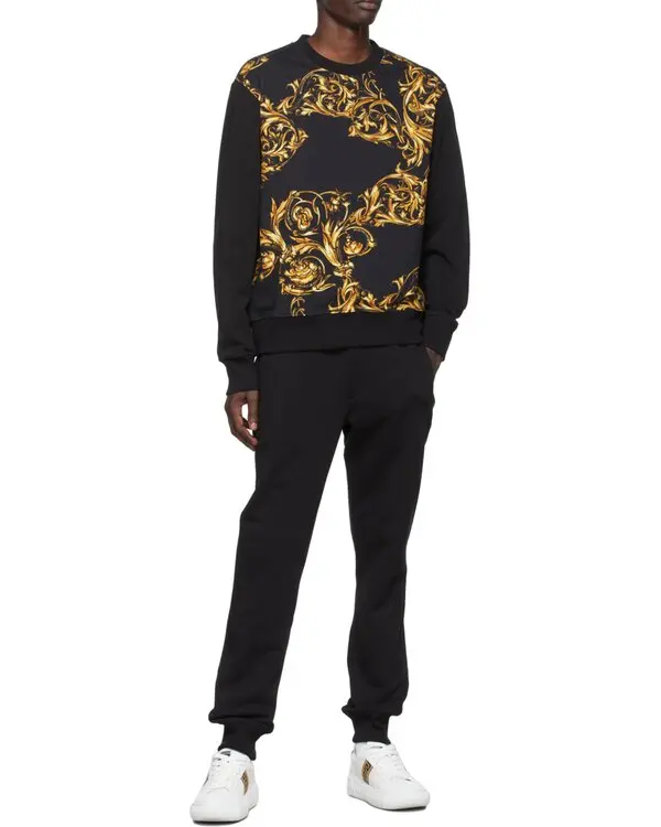 Versace Baroque Print Long Sleeve Sweatshirt