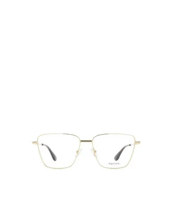 Alexander McQueen Square Frame Eyeglasses - Nude