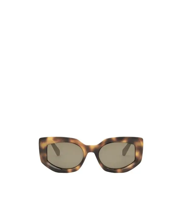 Celine Geometric Frame Sunglasses - Nude