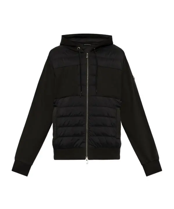 Moose Knuckles Air Down Garnier Hybrid Zip-up Hoodie