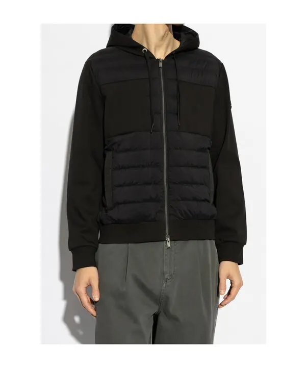 Moose Knuckles Air Down Garnier Hybrid Zip-up Hoodie