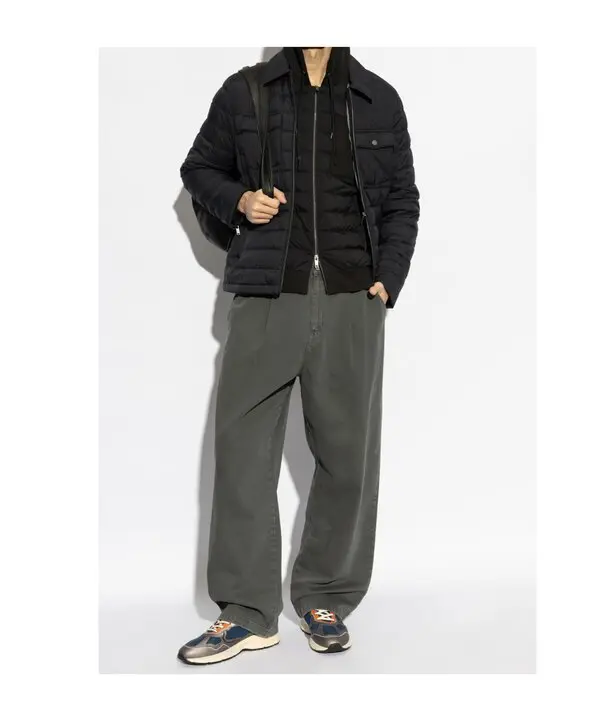 Moose Knuckles Air Down Garnier Hybrid Zip-up Hoodie