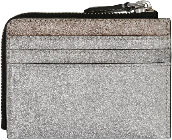 Marc Jacobs Coated Glitter Everyday Top Zip Wallet