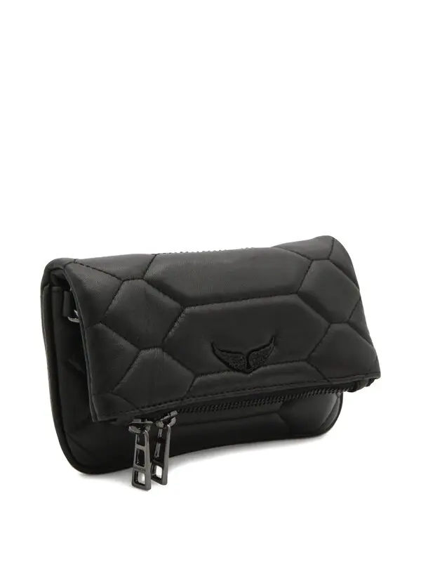 Zadig&Voltaire Quilted Strap-chain Shoulder Bag - Black