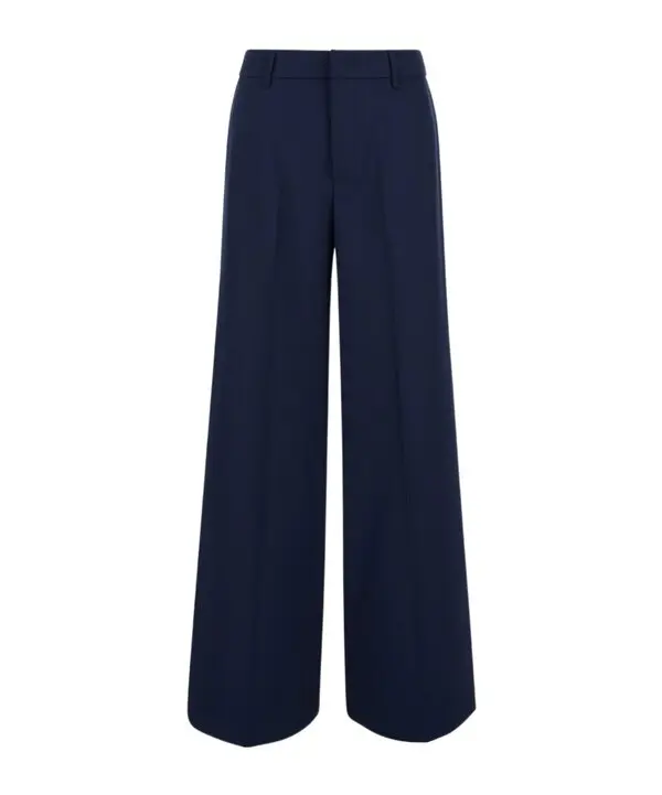 PT TORINO Lorenza High Waist Belted Wide Leg Pants