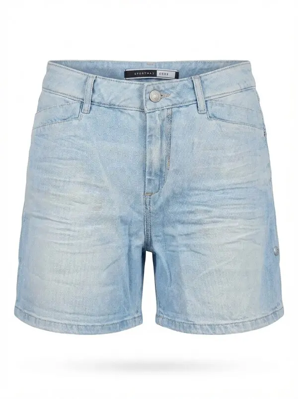 Sportmax Belt-loop Denim Shorts
