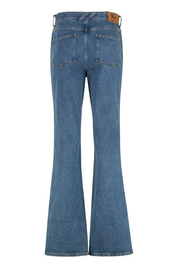 Burberry High Waist Bootcut Jeans