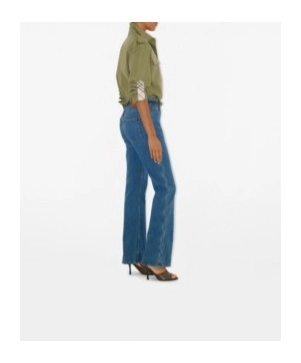 Burberry High Waist Bootcut Jeans
