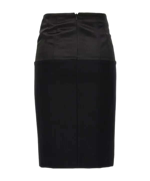 Givenchy Spliced Detail Skirt