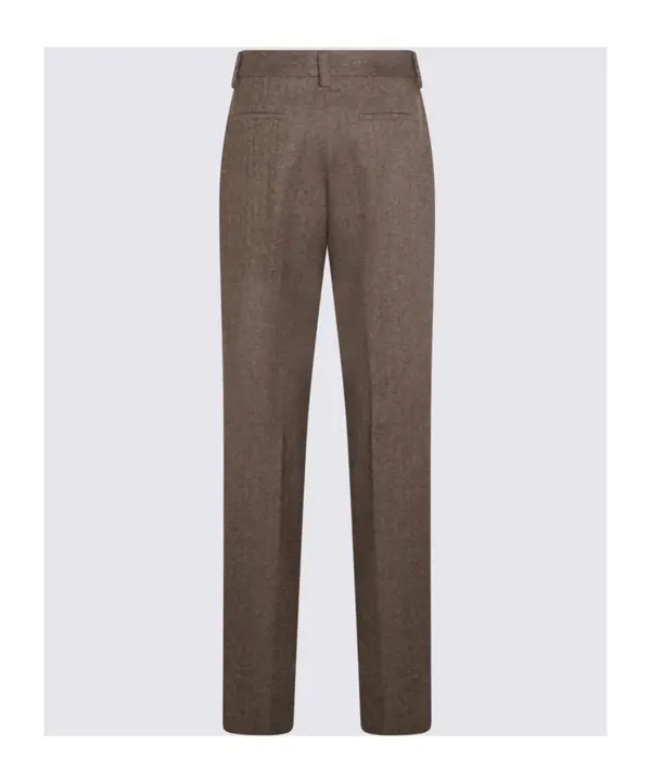 Antonelli Firenze Herringbone High Waist Trousers
