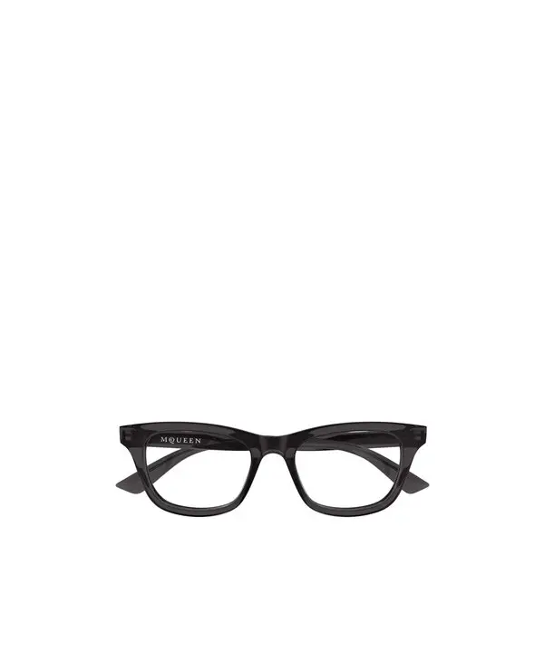 Alexander McQueen Square Frame Glasses - Black