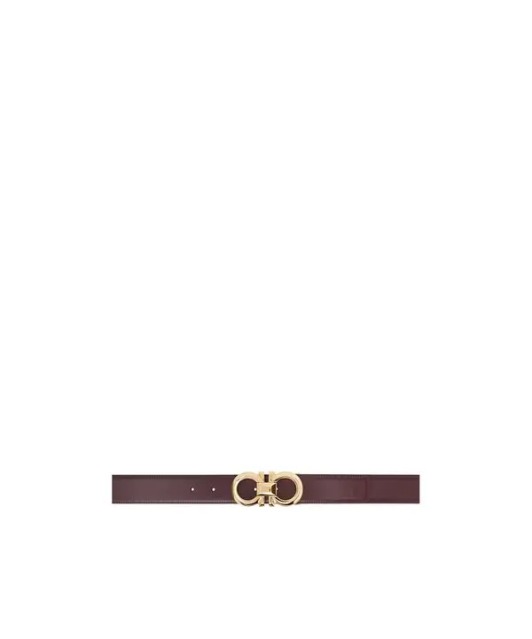 FERRAGAMO Gancini Logo Belt - Nude
