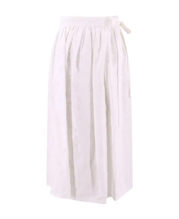Chloé Tie-waisted Midi Skirt - No