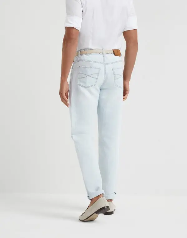 Brunello Cucinelli Straight Leg Jeans - White