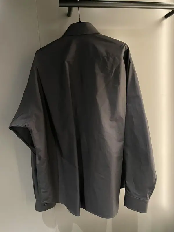Balenciaga Bb Logo Embroidered Long-sleeved Shirt