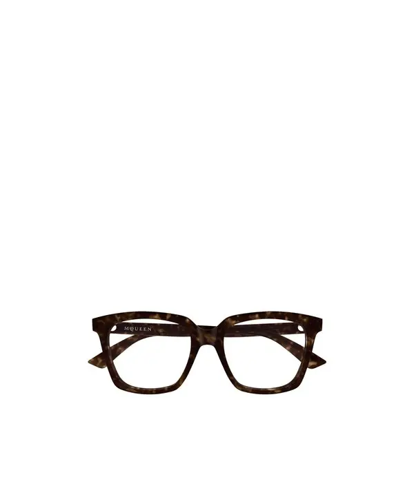 Alexander McQueen Square Frame Eyewear - Black