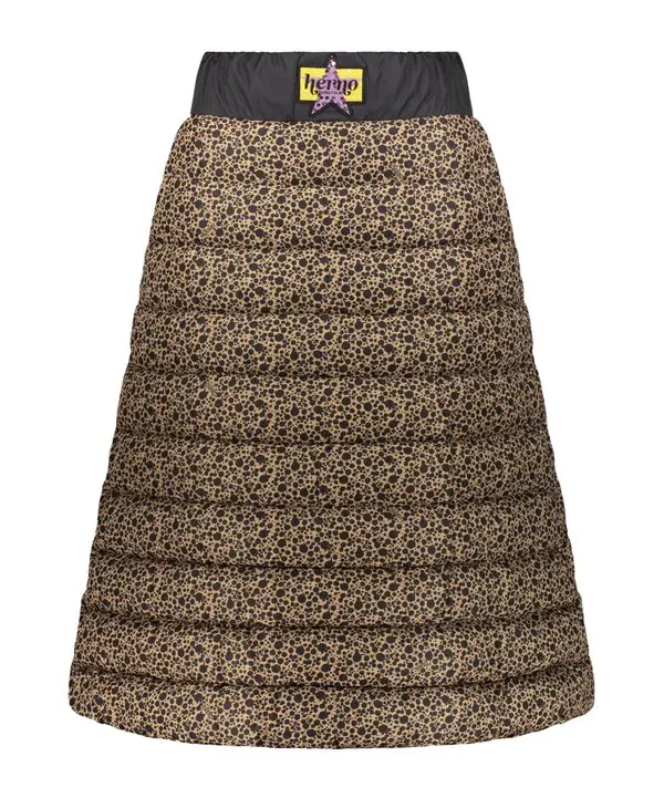 Herno Quilted Printed Skirt