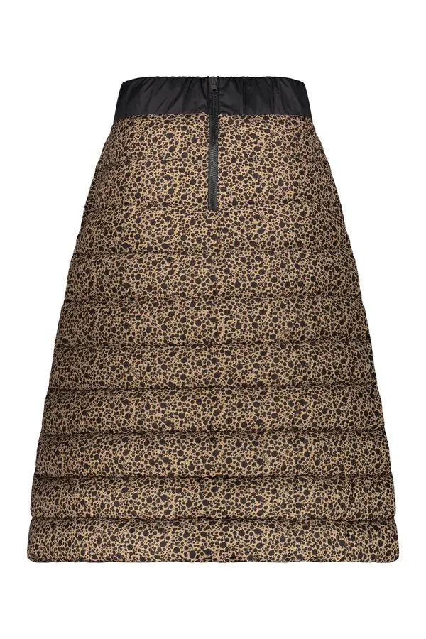 Herno Quilted Printed Skirt
