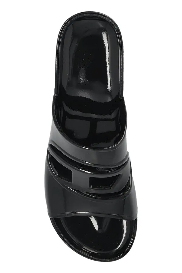 DIESEL® Sa-bonnie Heeled Slippers - Black