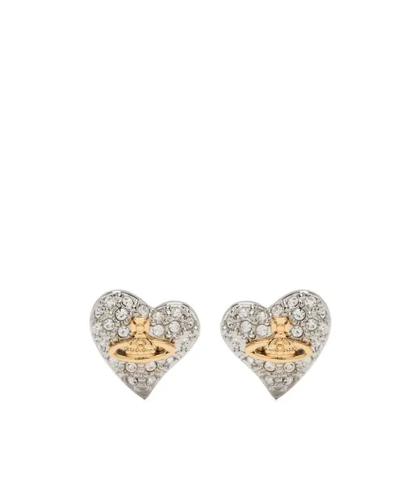 VIVIENNE WESTWOOD Tiny Heart Earrings - Yellow