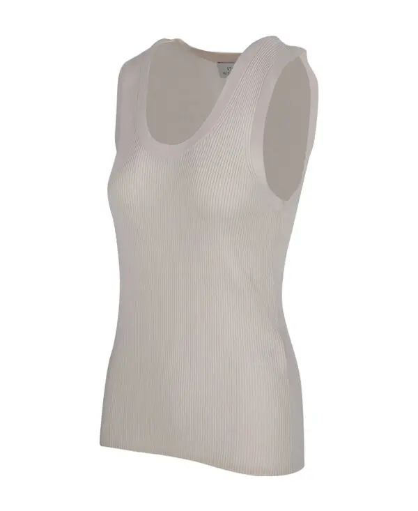 Studio Nicholson Ribbed Knit Tank Top - Gray