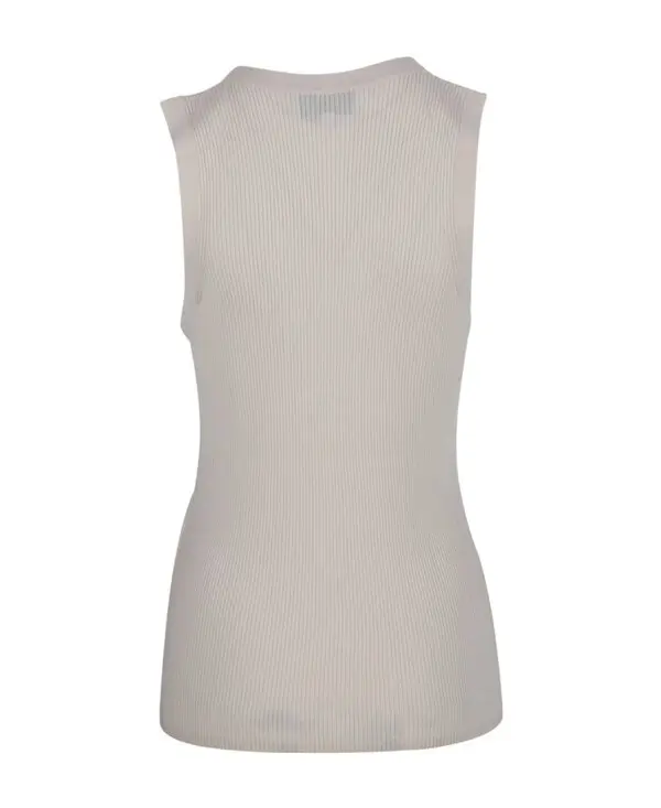 Studio Nicholson Ribbed Knit Tank Top - Gray