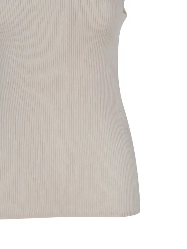 Studio Nicholson Ribbed Knit Tank Top - Gray