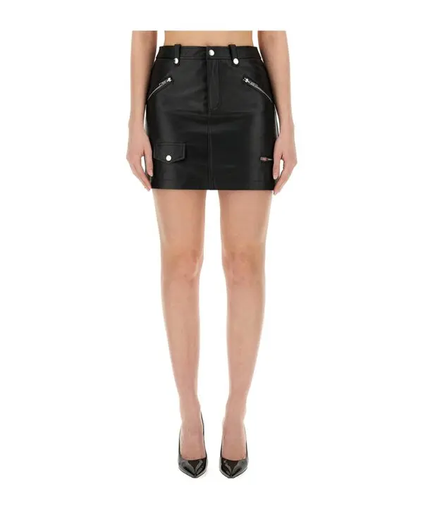 Moschino Leather Skirt