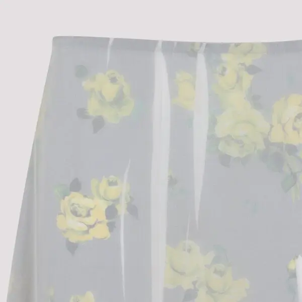 Acne Studios Floral Printed Midi Skirt
