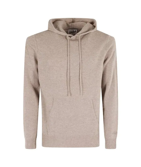 MC2 SAINT BARTH Wool Hoodie - Nude