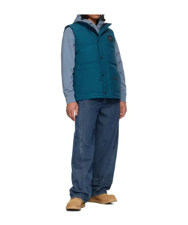 Canada Goose Label Down Vest - Wei Blue