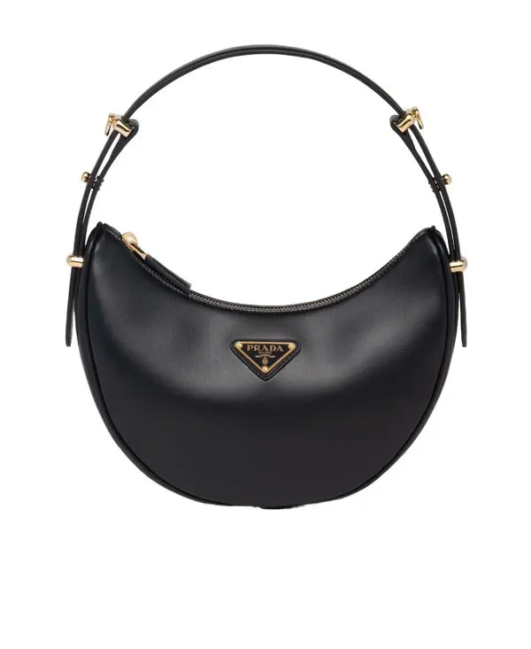 Prada Arqué Shoulder Bag - Black